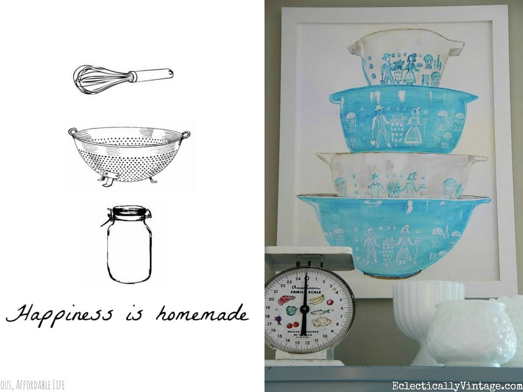 20+ Gorgeous Kitchen Art Ideas You'll Love - Love & Renovations