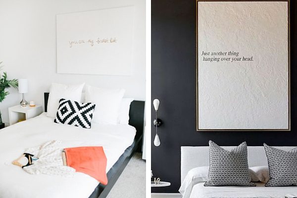 How to Decorate Above Your Bed | Love & Renovations