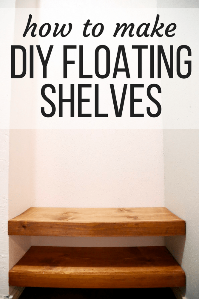 How to Make Floating Shelves: DIY Floating Closet Shelves