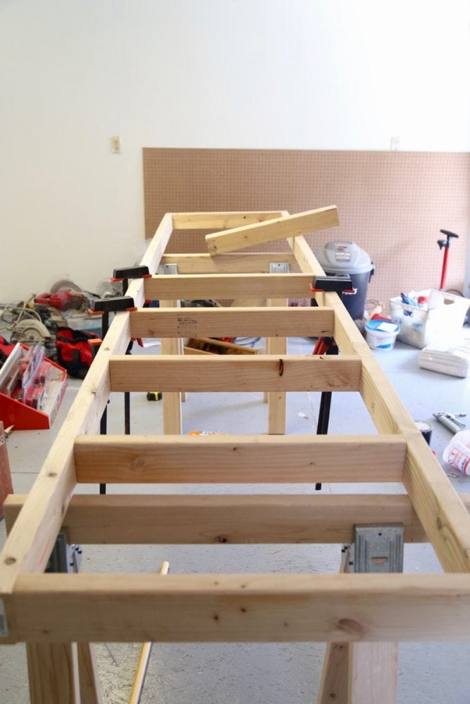 How to Build a DIY Workshop Bench - Love & Renovations