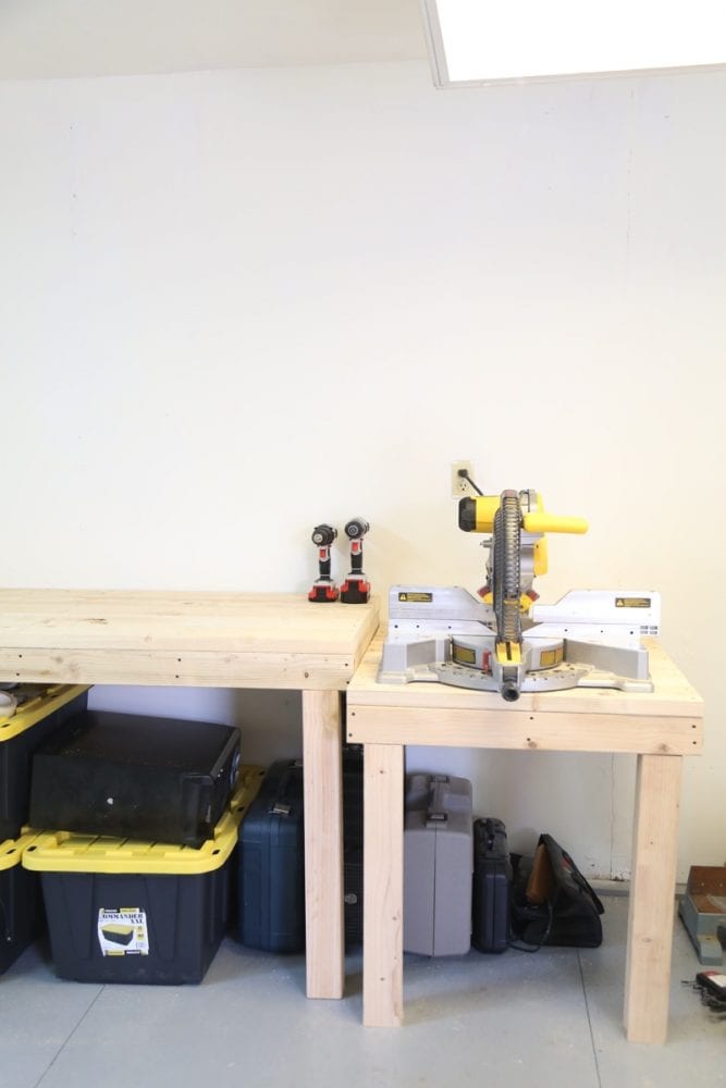 How to Build a DIY Workshop Bench - Love & Renovations