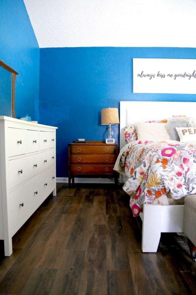 Vinyl Plank Flooring in the Master Bedroom (AKA: Best Flooring EVER!)