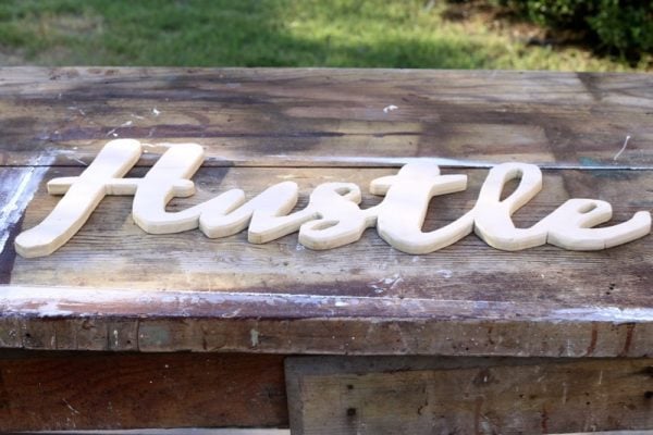 DIY Wood Signs (How to Make a Wood Word Cutout) - Love & Renovations