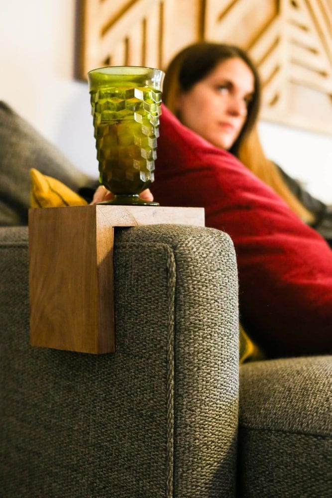 Sofa Arm Table - An Easy DIY Project // Love & Renovations