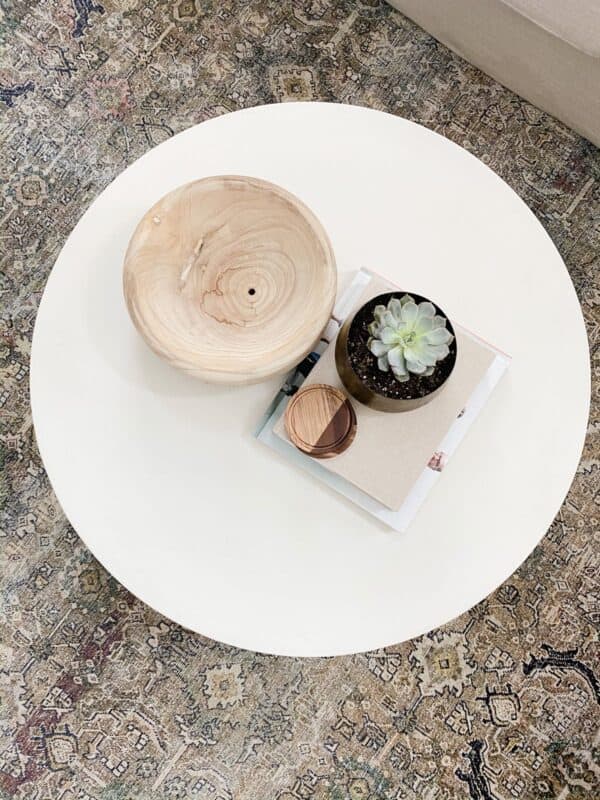 DIY Art Ledge + Our New Coffee Table – Love & Renovations