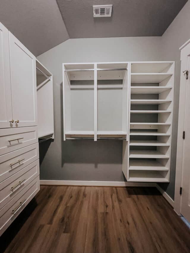Our Custom Closet With Modular Closets – Love & Renovations