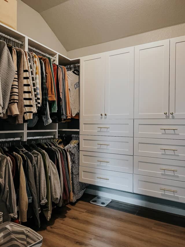 Our Custom Closet With Modular Closets – Love & Renovations