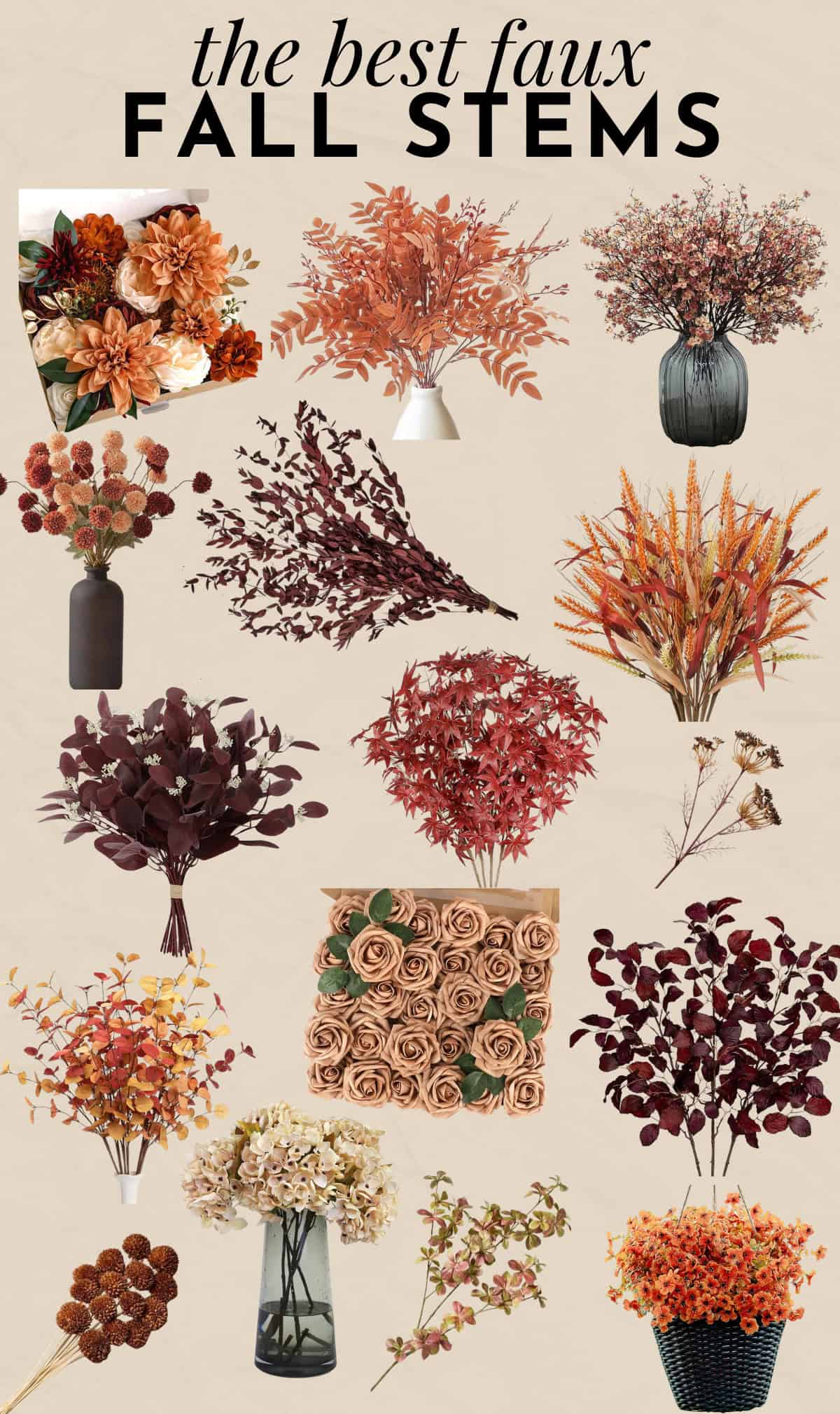 The Best Faux Fall Stems of 2024! – Love & Renovations