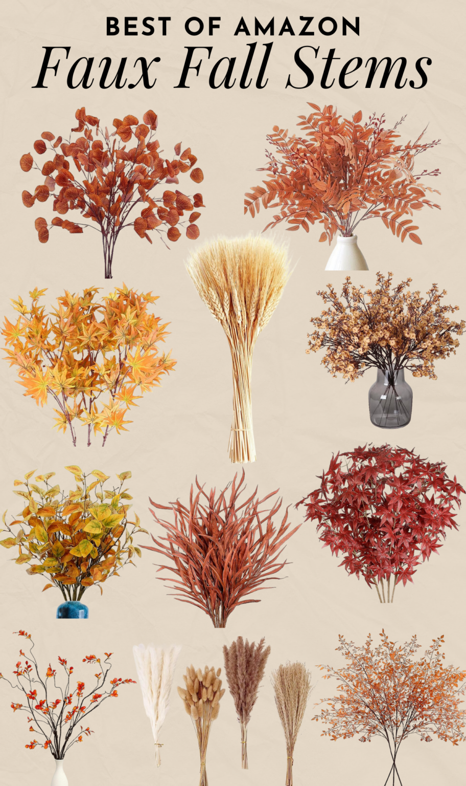 The Best Faux Fall Stems – Love & Renovations
