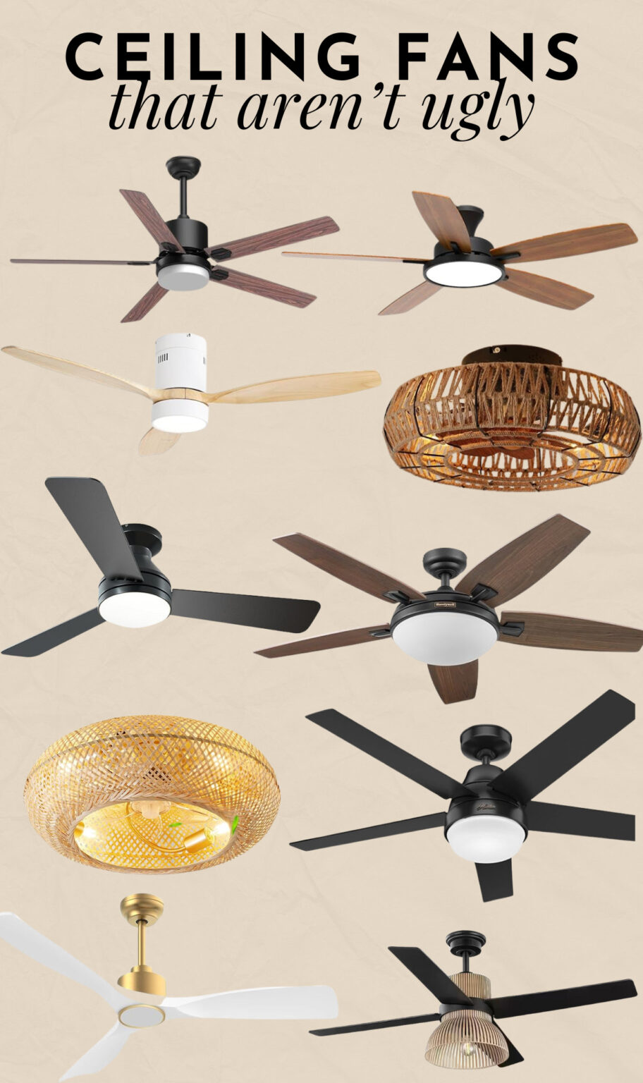 Affordable Ceiling Fans that AREN'T Ugly! – Love & Renovations