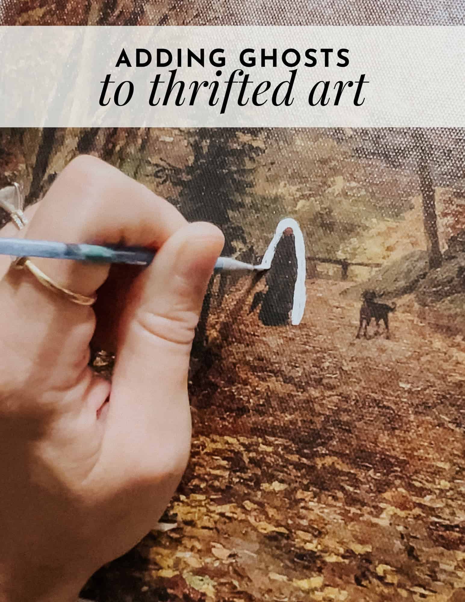 I Gave the Viral Ghost Painting Trend a Try! – Love & Renovations