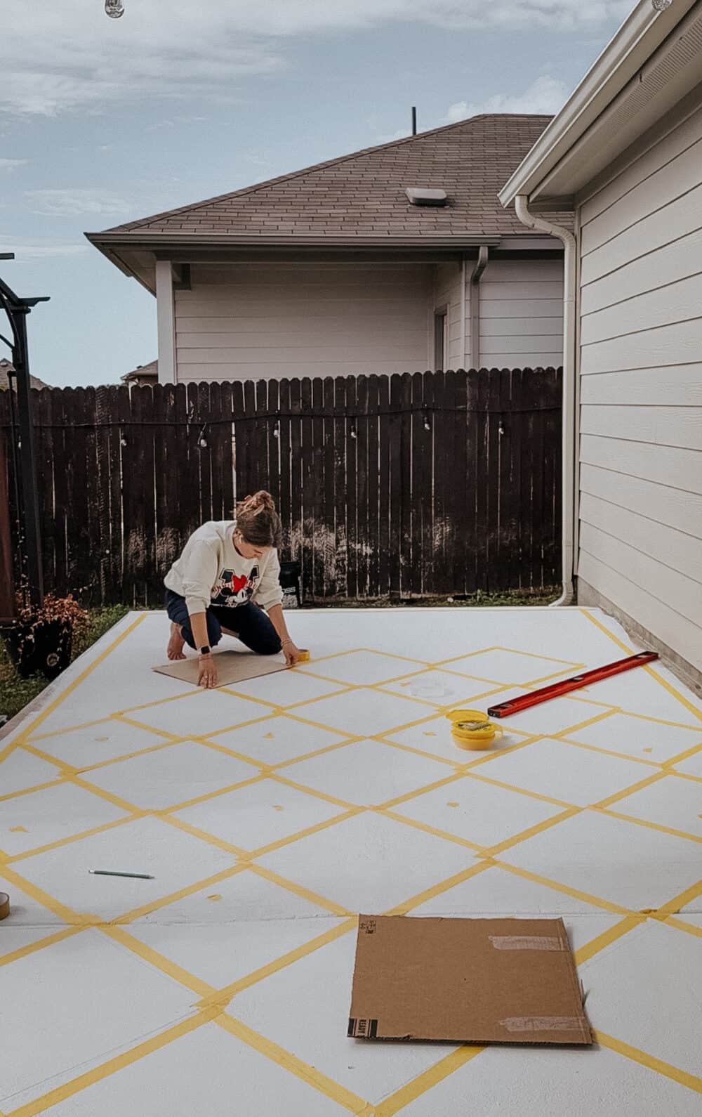 How to Paint a Concrete Patio Love Renovations