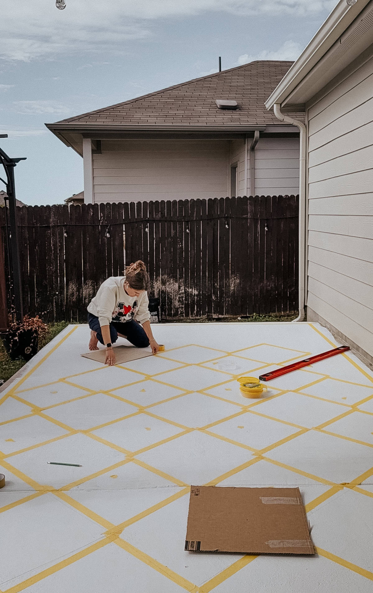 How to Paint a Concrete Patio – Love & Renovations