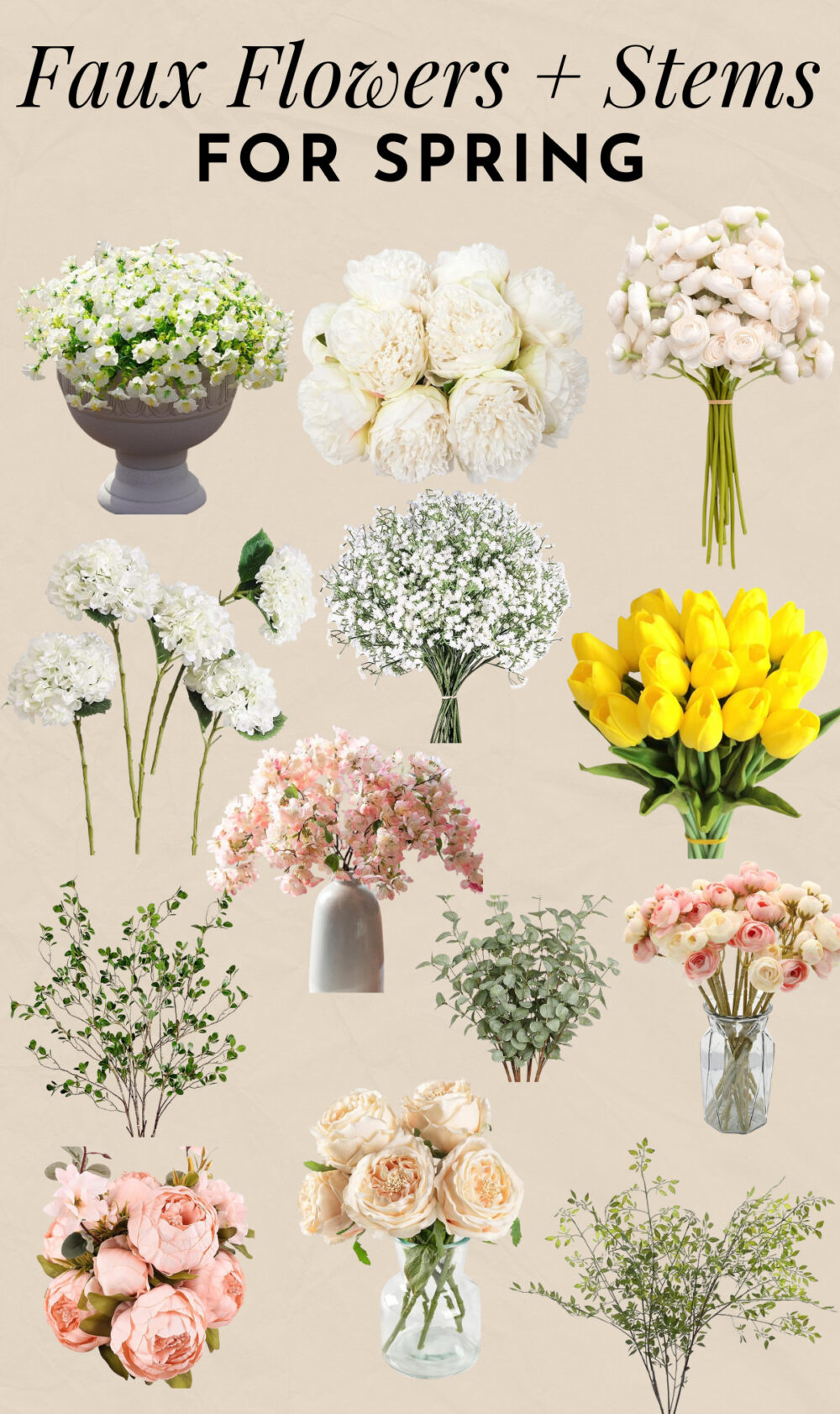 My Favorite Faux Stems for Spring – Love & Renovations