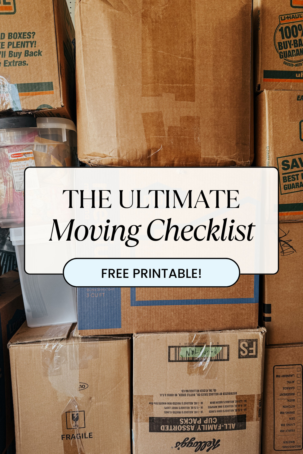 The Only Moving Checklist You Need (So You Don’t Forget A Thing)